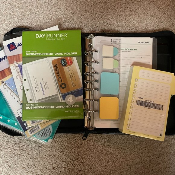Office | Day Runner Undated Starter Set With Extras Nwot | Poshmark